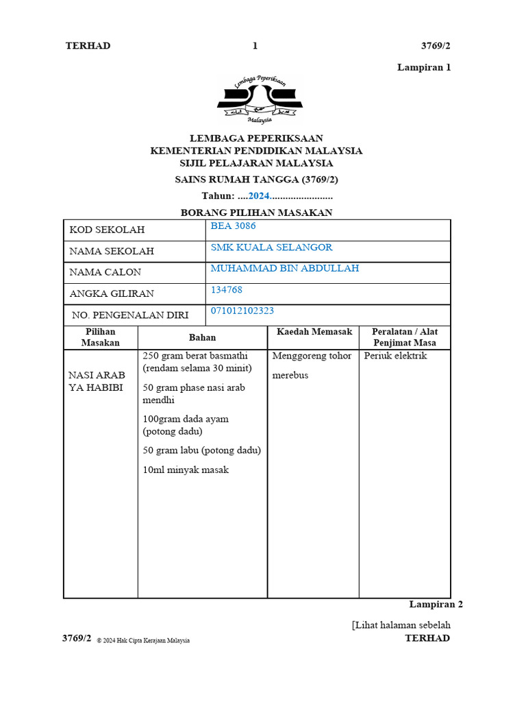 Contoh Rancangan | PDF