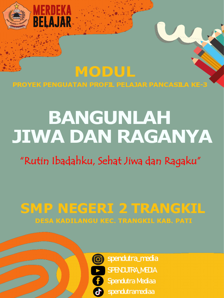 Modul Projek Bangun Jiwa Dan Raganya 2024 | PDF | Karier & Perkembangan | Pengembangan Diri