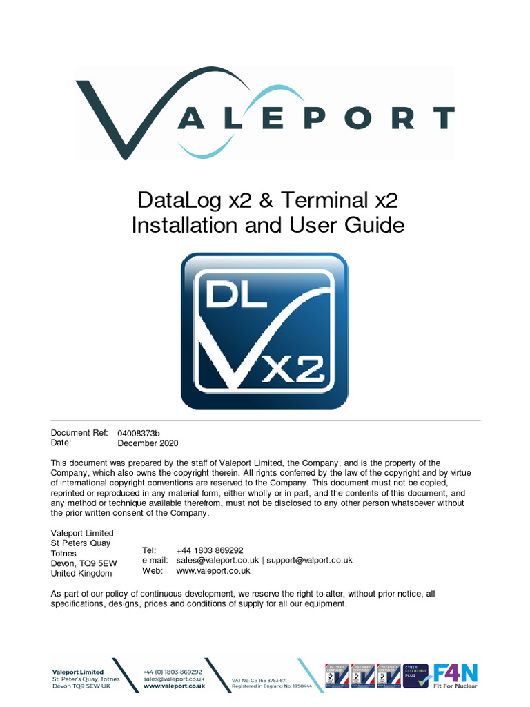 04008333C-DataLog Terminal x2 | PDF | Installation (Computer Programs) | Icon (Computing)