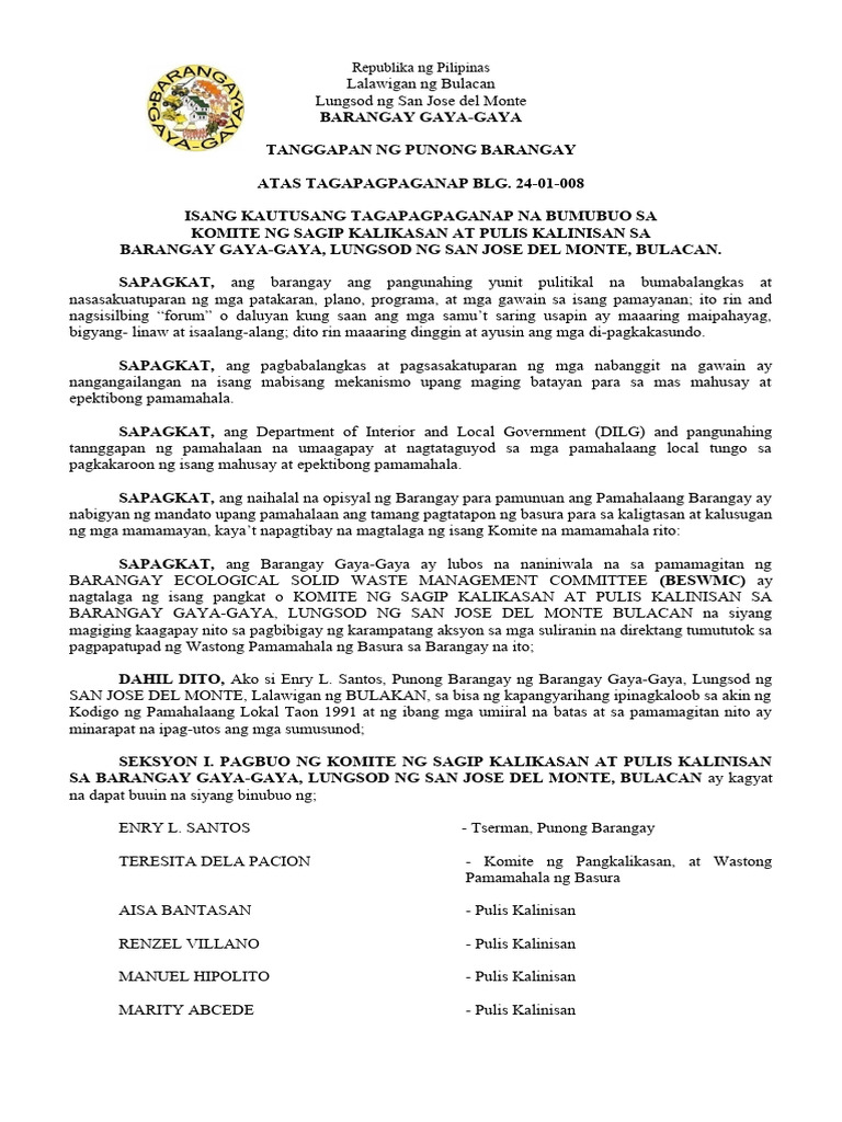 8 - Enforcement-of-Collection-of-Solid-Waste-Executive-Order | PDF