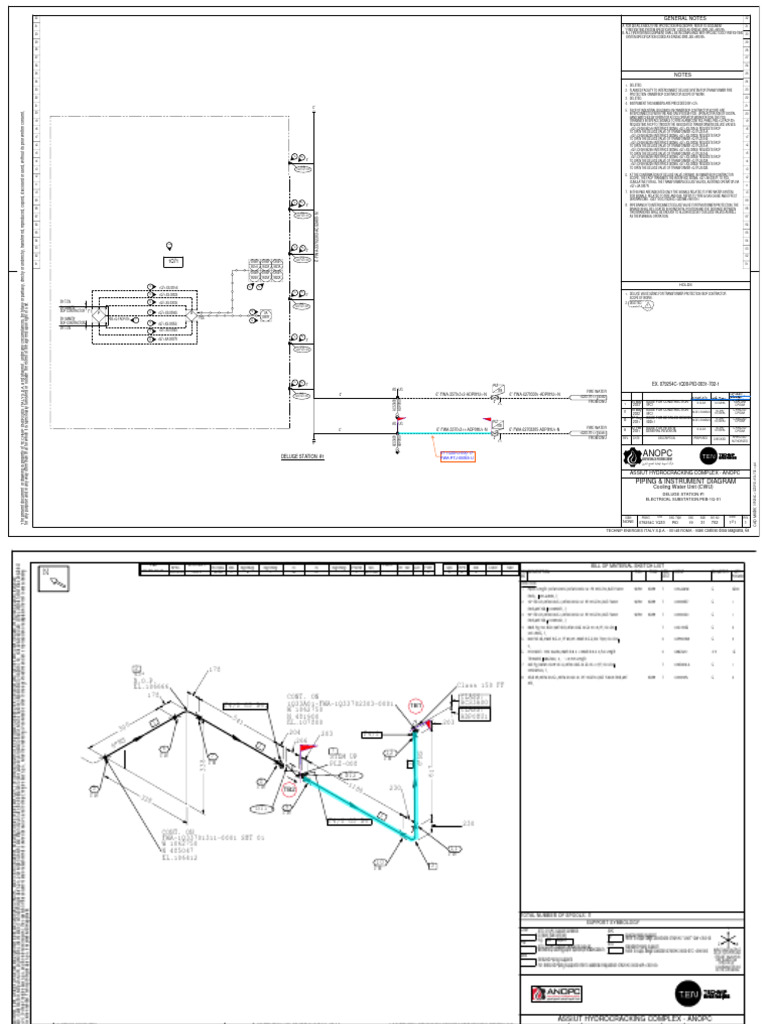 Anopc: Piping & Instrument Diagram | PDF | Safety | Equipment