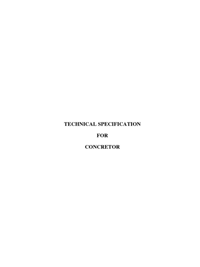 TS - C - Concretor (2019) | PDF | Concrete | Cement