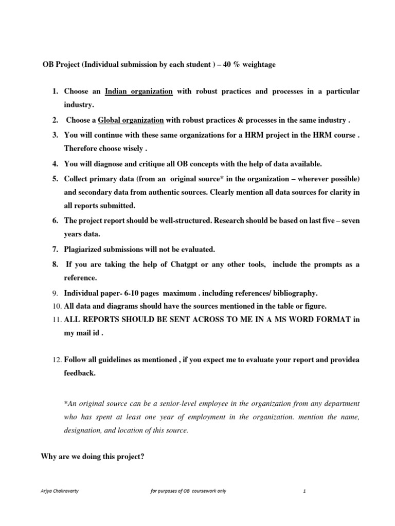 OB Project 2024 | PDF | Innovation | Policy