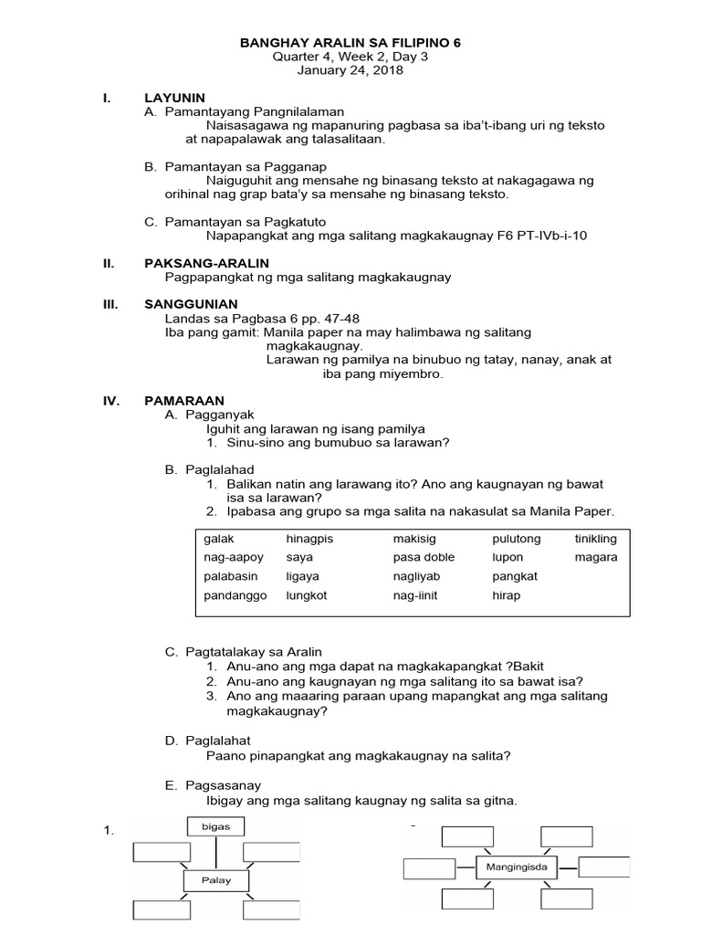 Fil Q4-W2-Day 3 | PDF