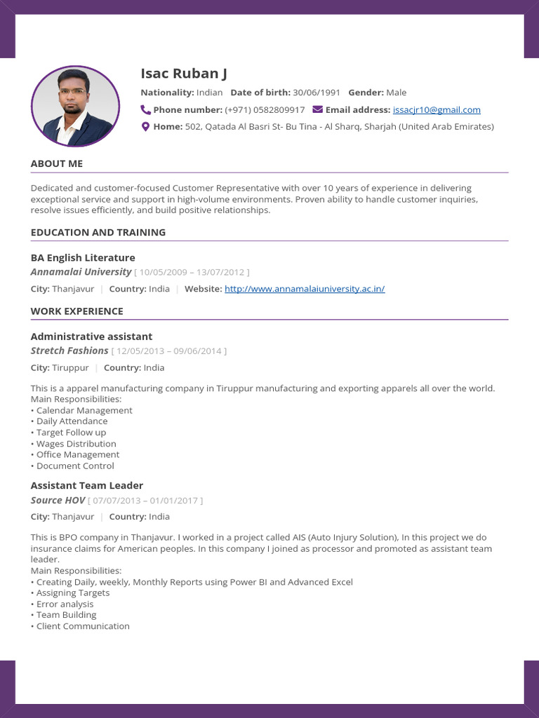 Sales CV Ruban | Download Free PDF | Sales | Enterprise Resource Planning