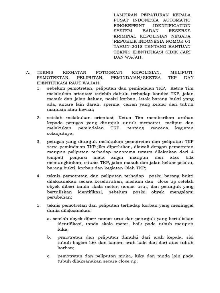 Lampiran Perkapus Sudah TTD | PDF | Ilmu Sosial