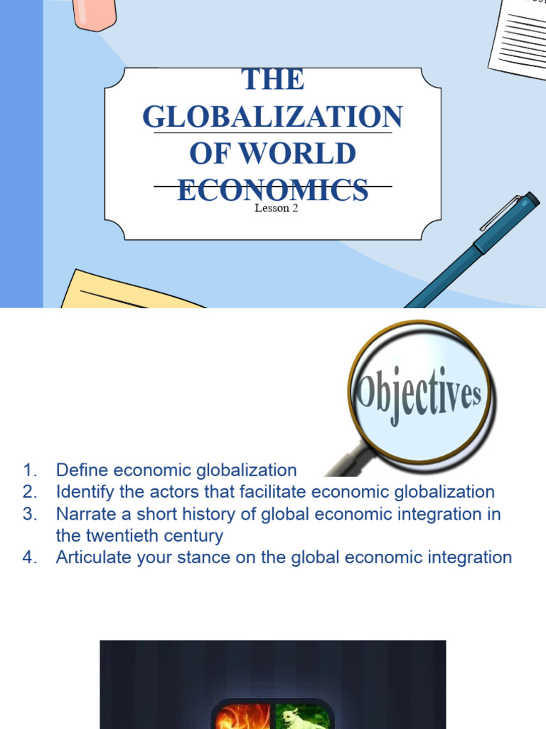 Ssp 113 Economic Globalization Pdf Globalization Bretton Woods System