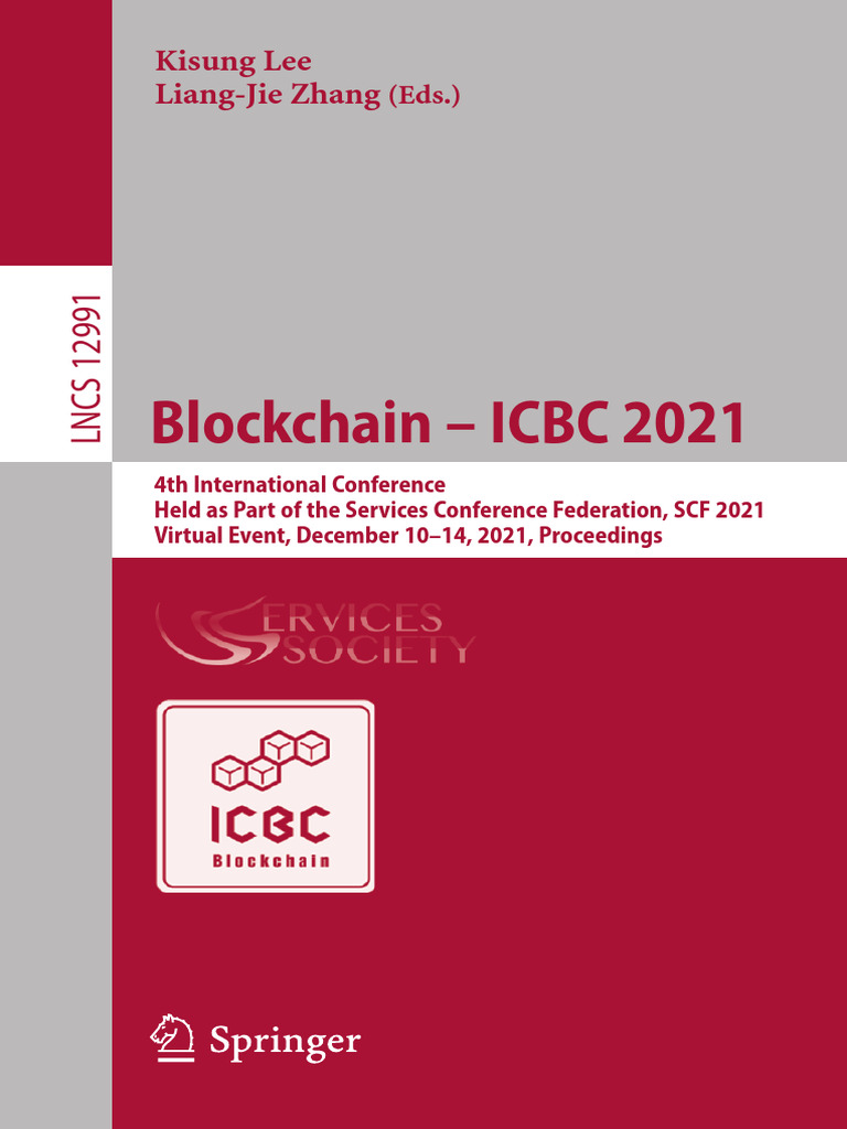 Blockchain - ICBC 2021 4th - (Z-Library) | PDF | Supply Chain | Supply ...