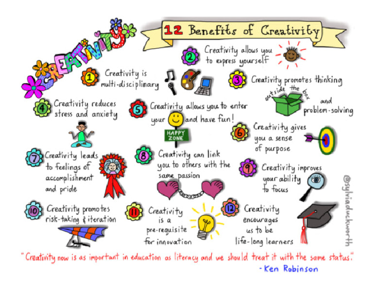 12 Benefits of Creativity | PDF