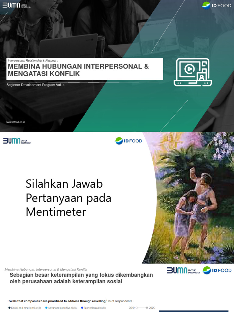 Materi BDP Vol. 5 - Interpersonal Relations Respect (TAP) | PDF | Karier & Perkembangan ...