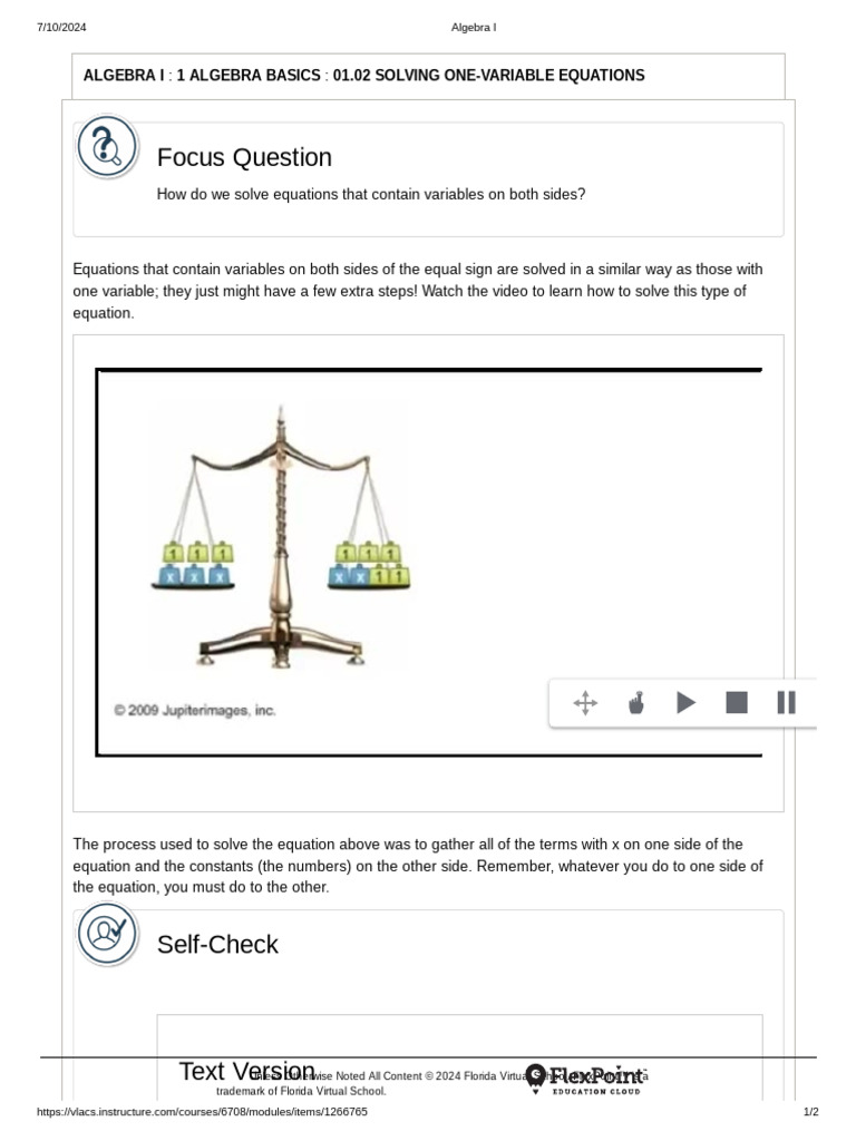 01 02 Solving Variable Pdf