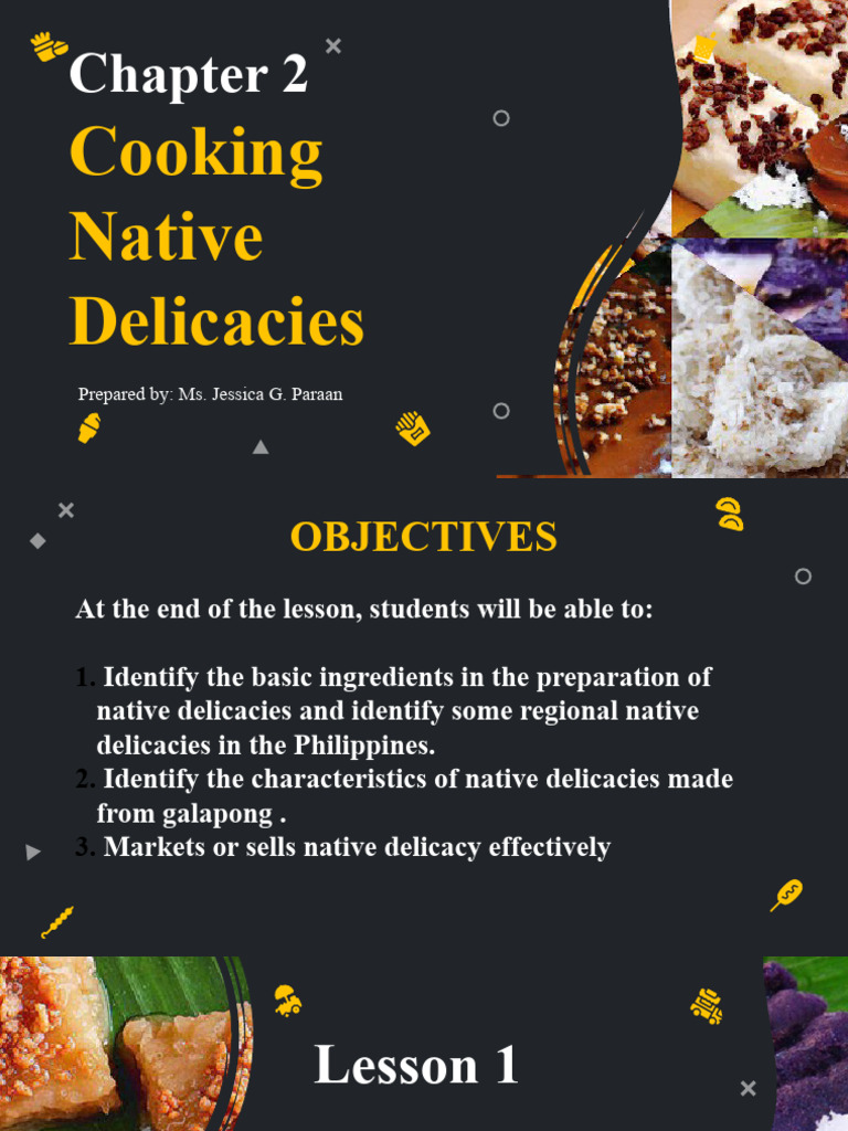 CHAPTER 2 - Native Delicacies | PDF | Cuisine | Cooking