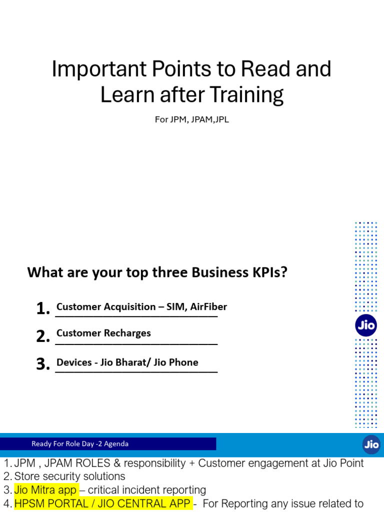 Important Points To Read and Learn After Training | PDF | Video On ...