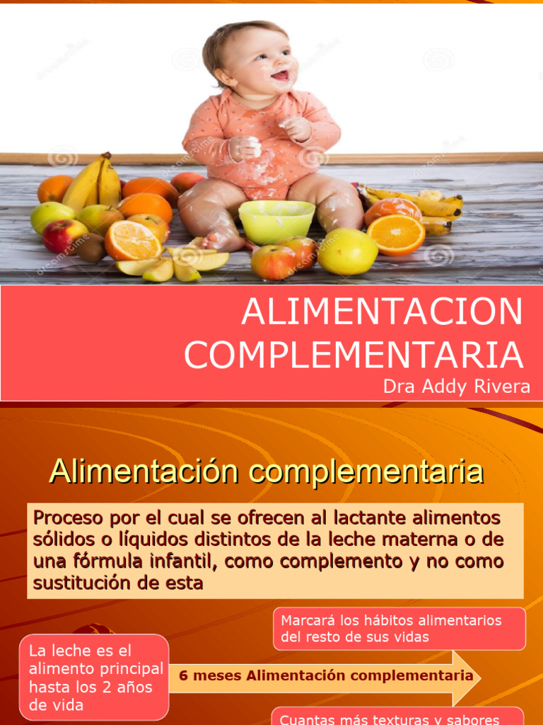 Alimentacion Complementaria | PDF | Leche | Nutrición