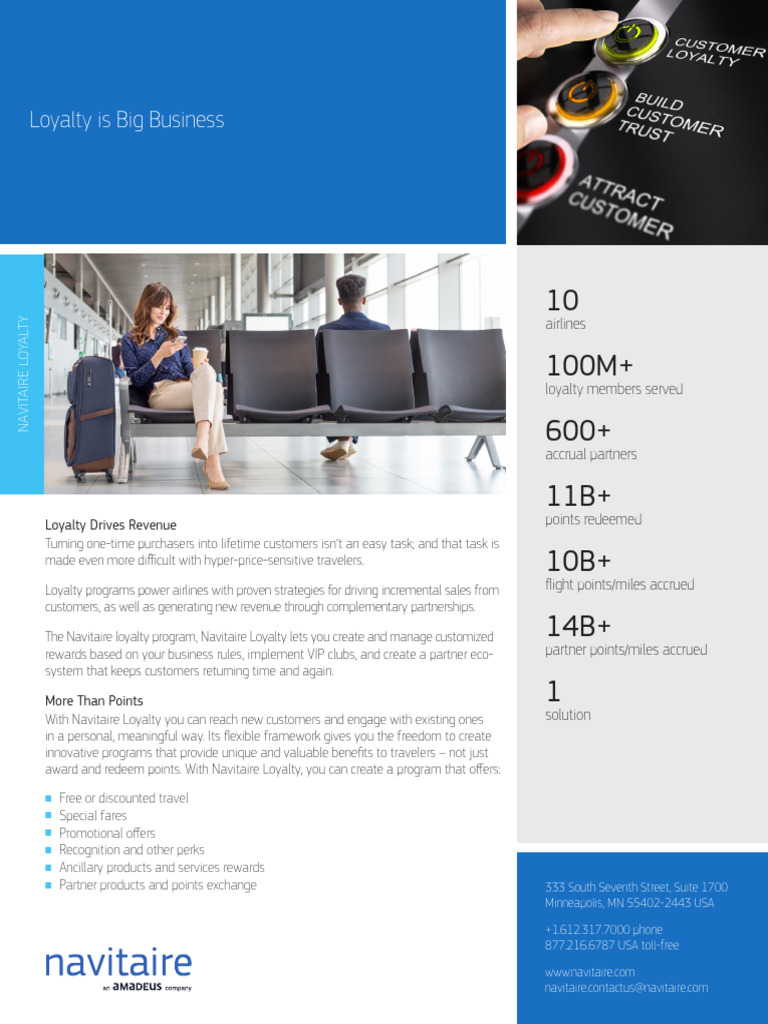 Navitaire - Loyalty Brochure | PDF | Loyalty Program | Business