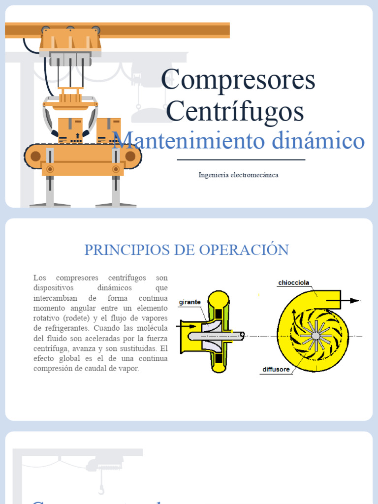 Mantenimiento Dinamico Compresores (1) | PDF | Rodamiento (Mecánico) | Gases