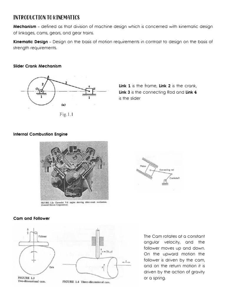 Introduction To Kinematics | PDF | Coordinate System | Kinematics