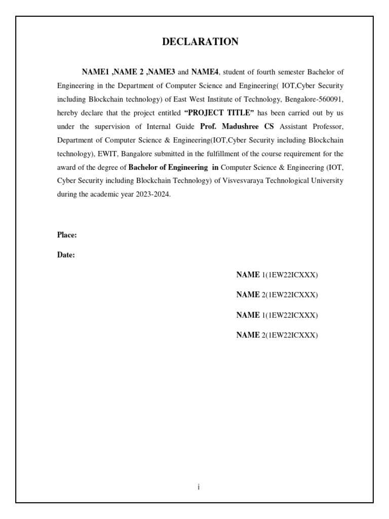 Front Pages of Dbms Report New | PDF | Databases | Data Management