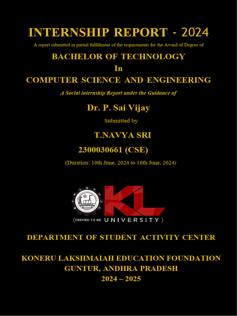 Final Social Internship Navya 2 Final Report | PDF | Weed | Agriculture