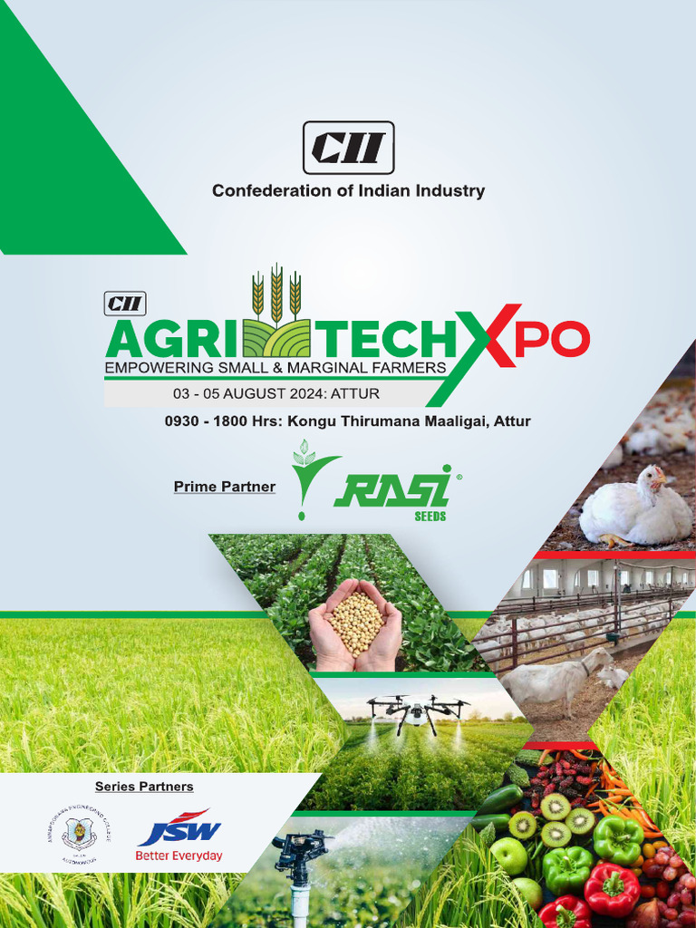 CII Agri Tech Xpo - Brochure For Partners | PDF