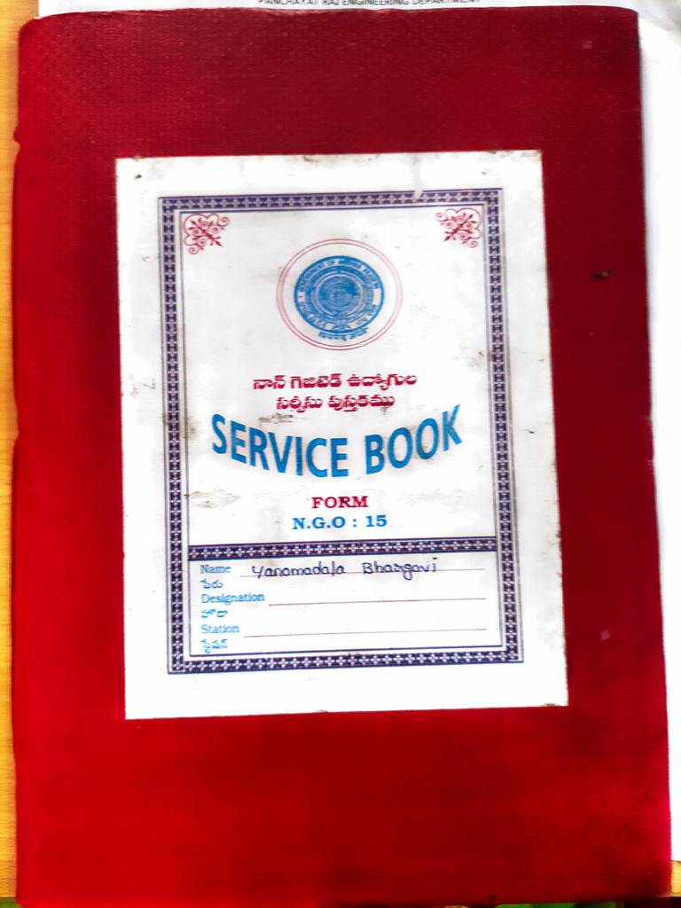 Bhargavi Service Register | PDF | Hand
