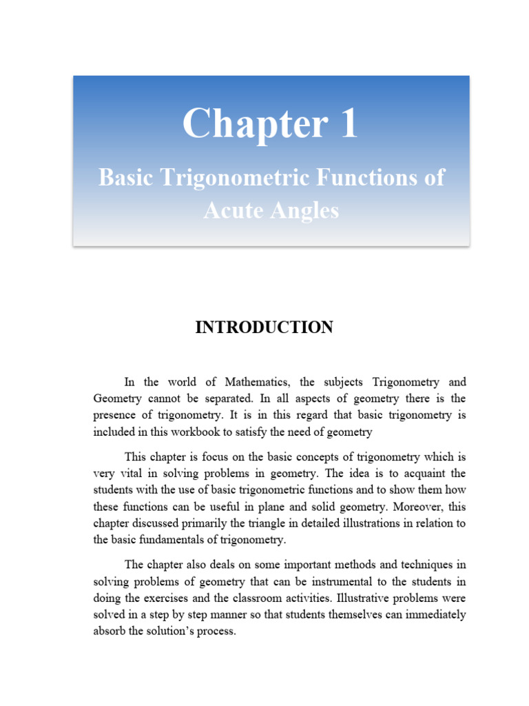 Chapters 1 2 | PDF | Line (Geometry) | Triangle