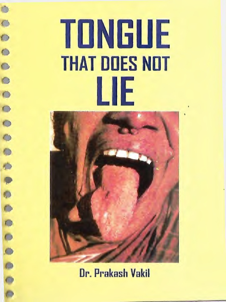 TONGUE That Does Not LIE-Prakash Vakil | PDF | Diseases And Disorders | Medical Specialties