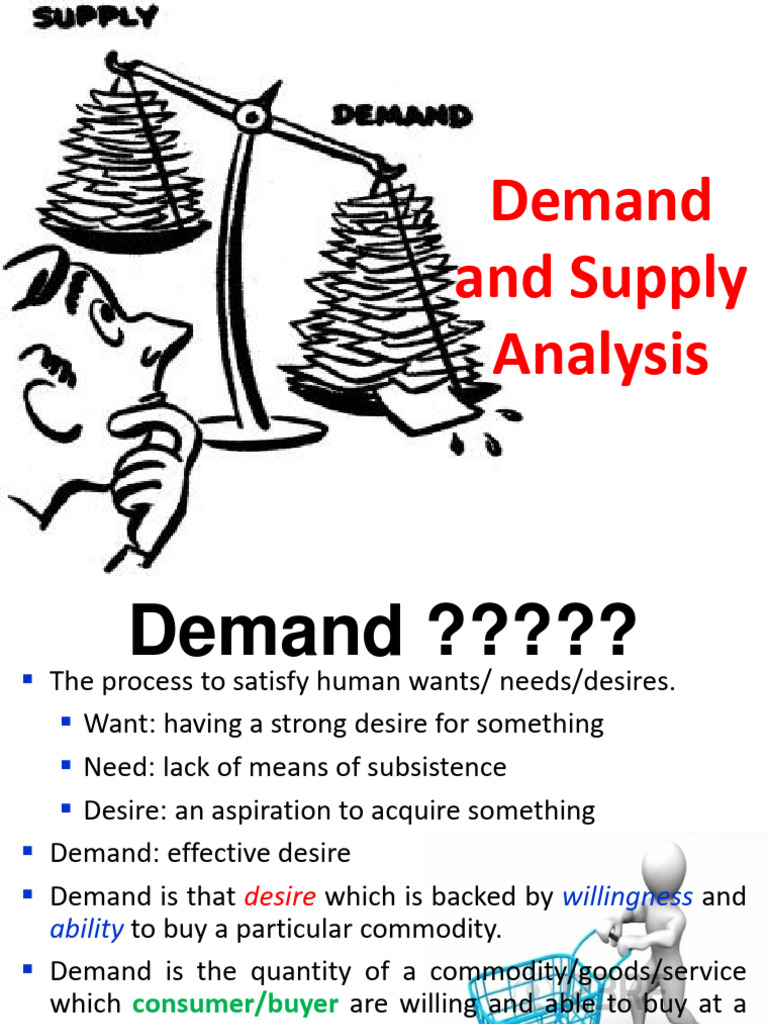 1 - Demand and Supply Analysis-1 | PDF | Demand | Supply (Economics)