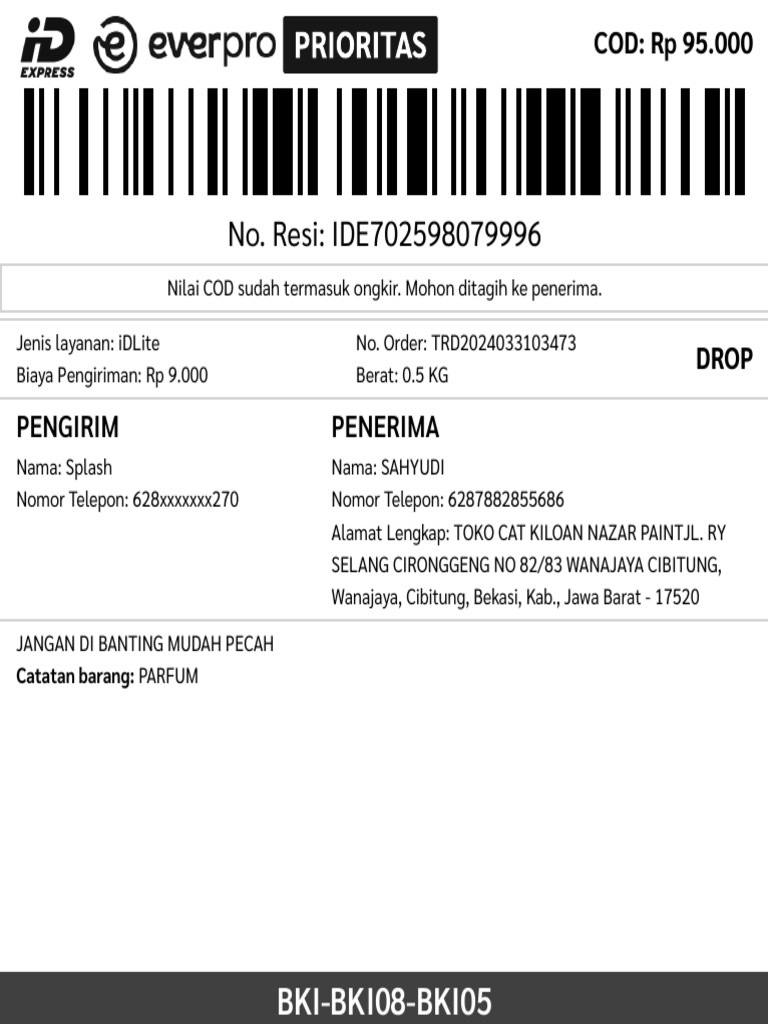 Shipment - Label - 1711870038880 - Everpro | PDF