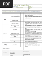 Hydro Test JSA | PDF | Personal Protective Equipment | Prevention