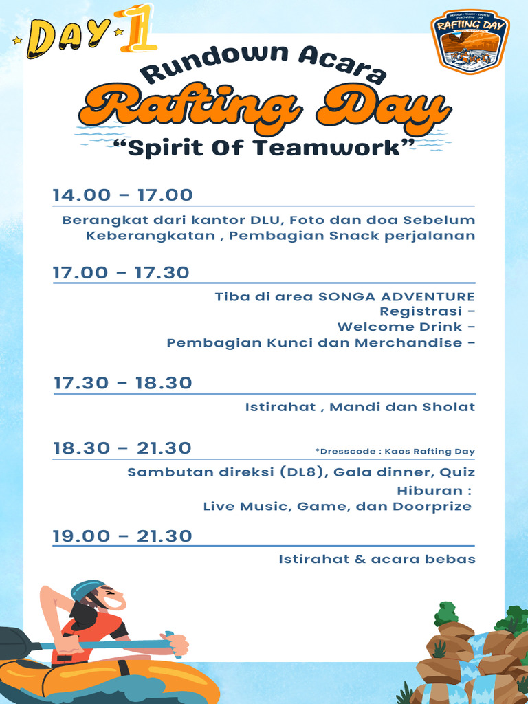 Rundown Acara SONGA DAY | PDF