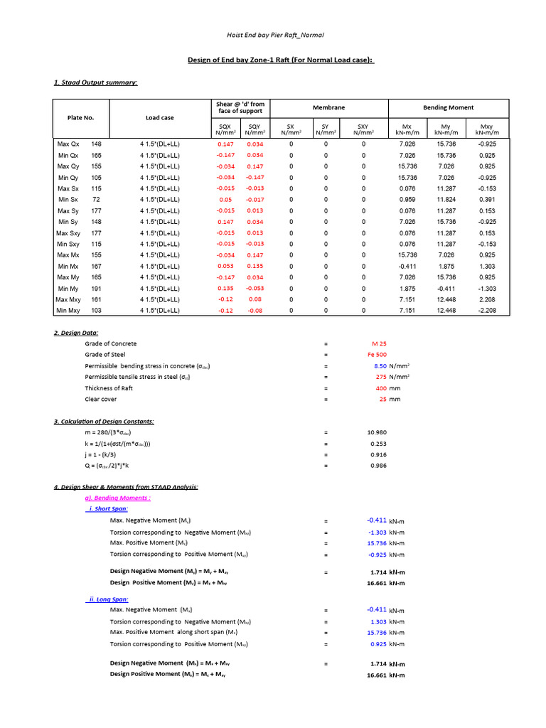 Pre Filtration Foundation | PDF | Bending | Stress (Mechanics)