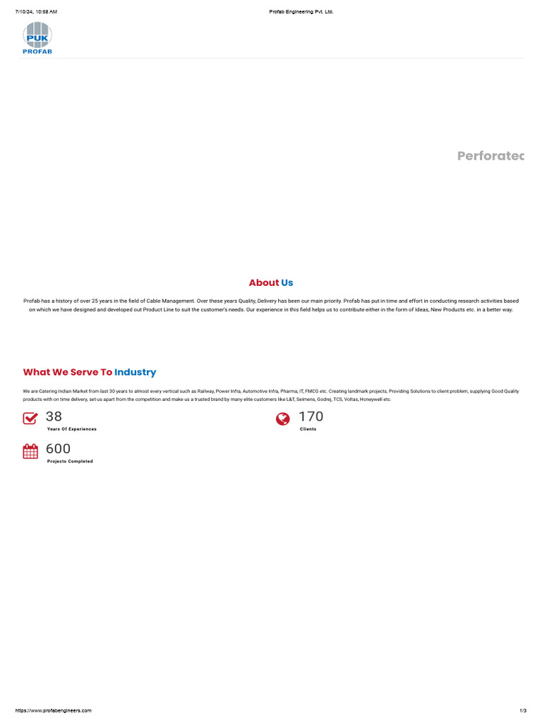 Profab Engineering Pvt. Ltd | PDF | Marketing | Business