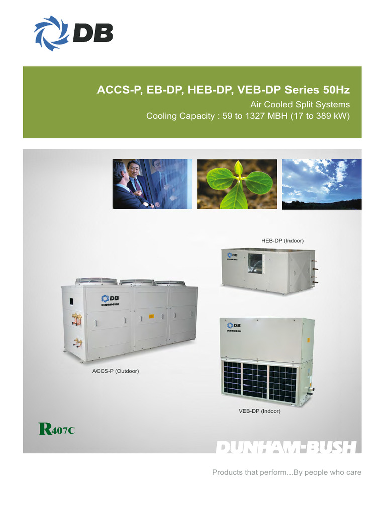 ACCS-R407C-50Hz (1) Air Cooled Split Systems | PDF | Air Conditioning ...