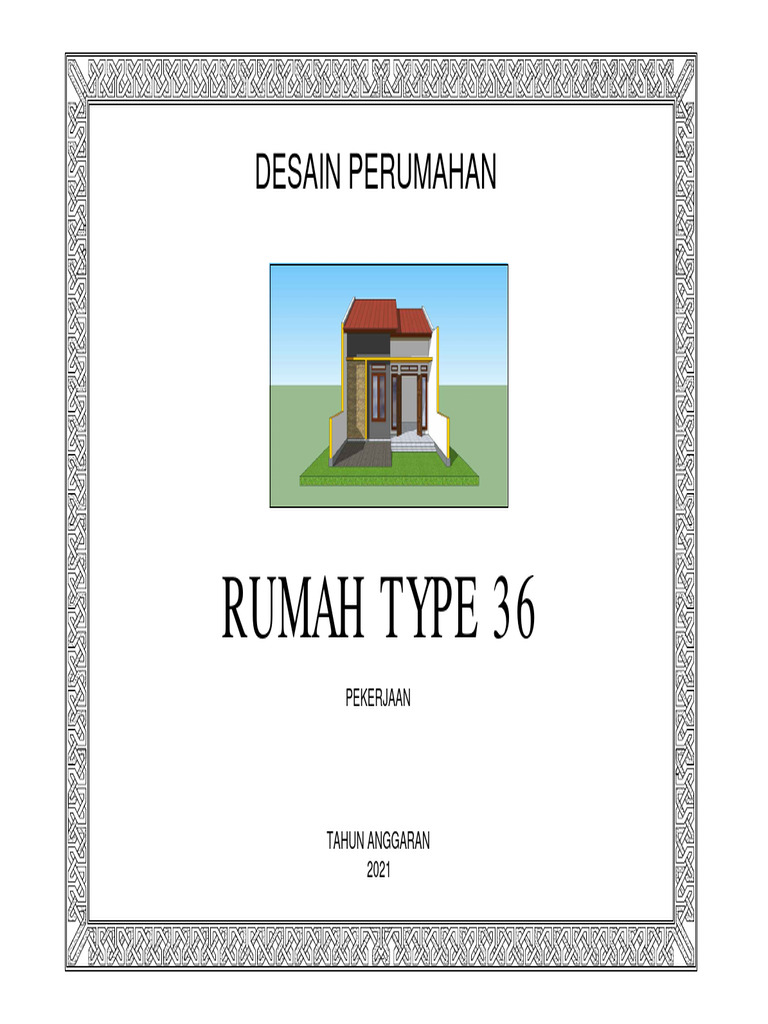 Gambar Kerja Rumah Type 36 | PDF