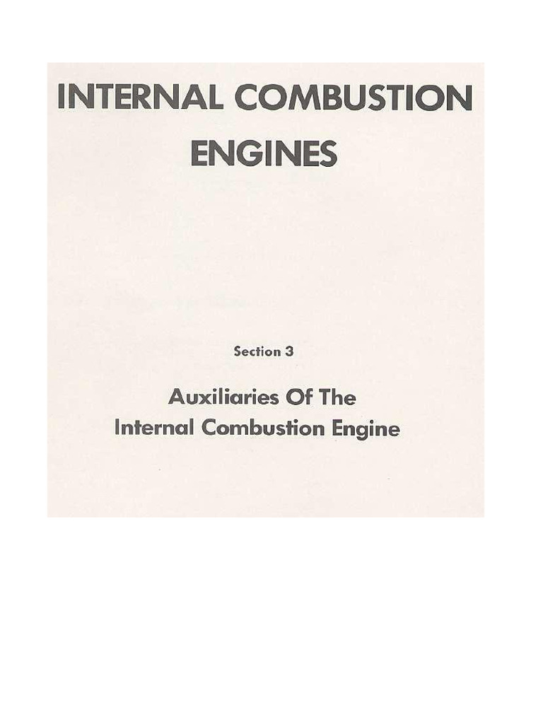 Internal Combustion, Unit 3 | PDF