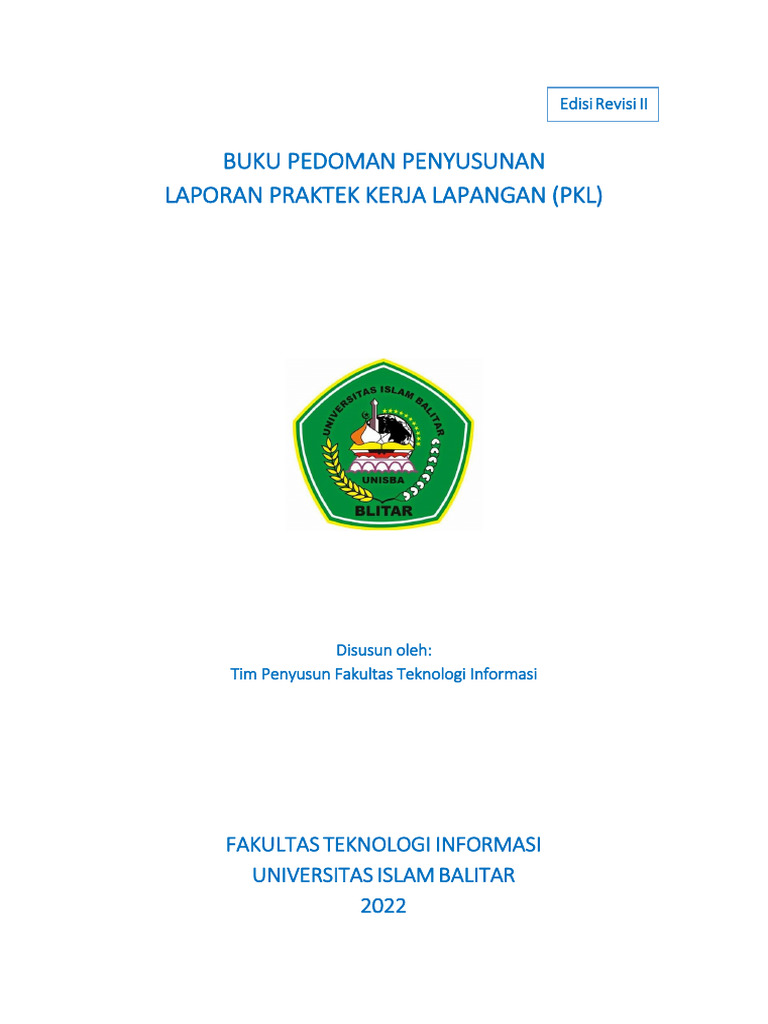 Panduan PKL Tahun 2022 Rev 2 | PDF