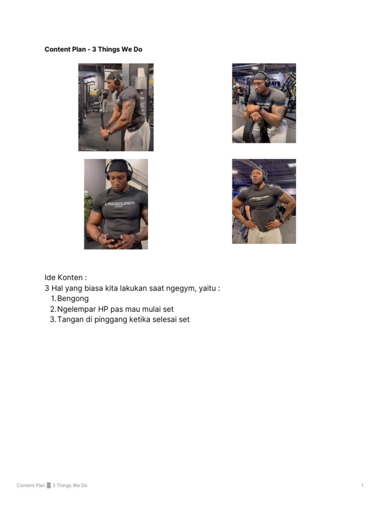 Brief Pengambilan Konten D'groove 29 Juni 2023 | PDF