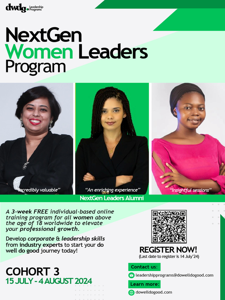 NextGen Women Leaders Program | PDF | Leadership