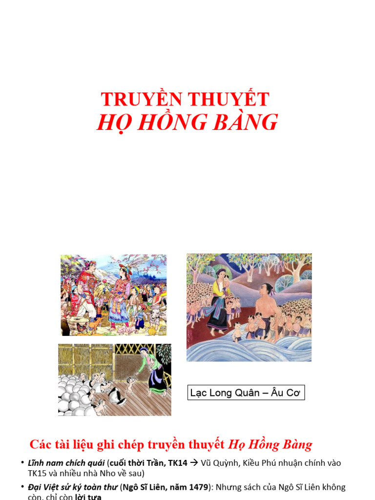 Truyen Thong - Truyen Thuyet Ho Hong Bang | PDF