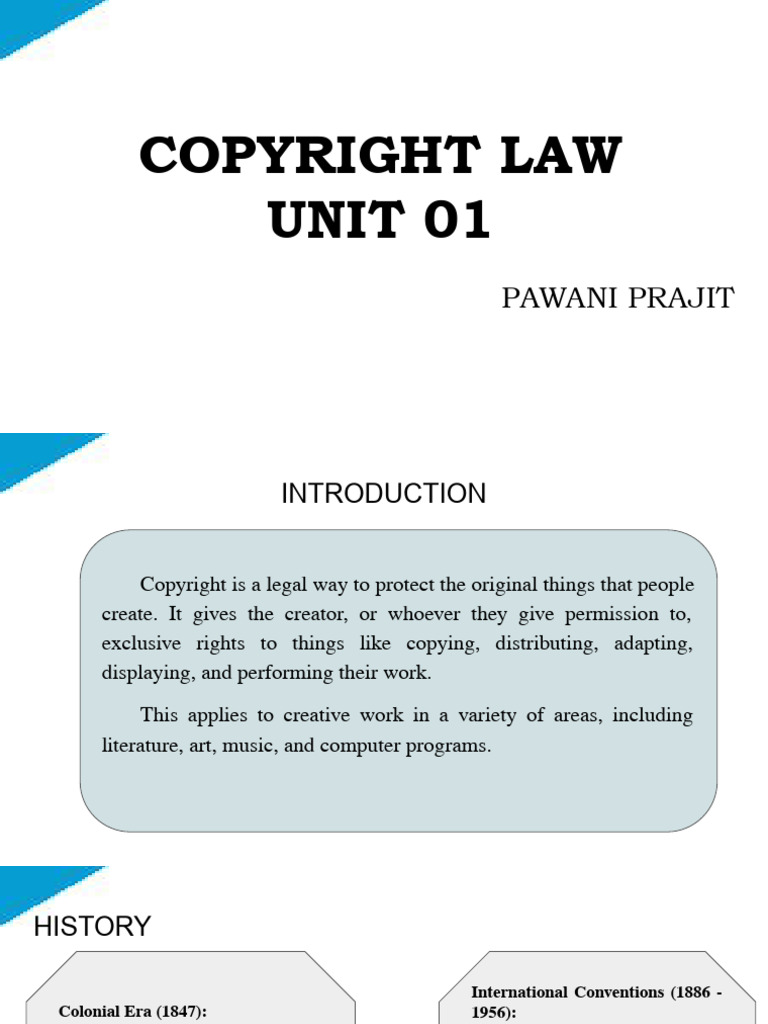 IPR 2 - Unit 01-1 | PDF | Copyright | Source Code