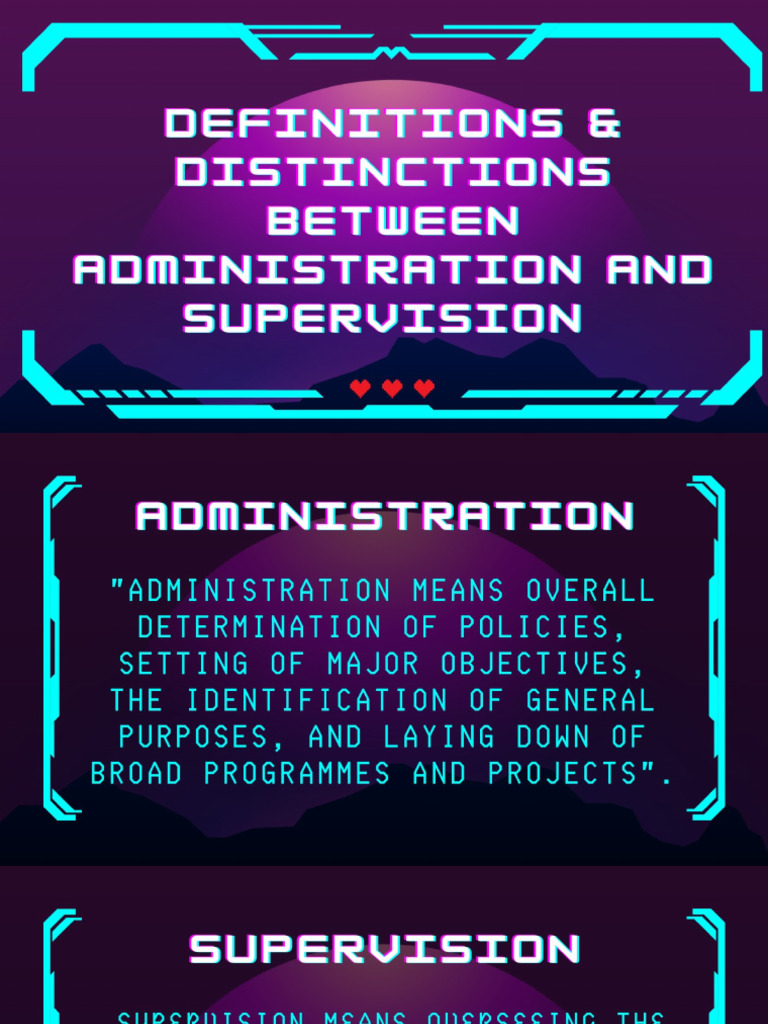 ADMINISTRATION&SUPERVISION | PDF