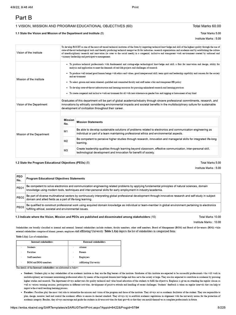 Criterion 1 - Sample PDF | PDF | Curriculum | Engineering