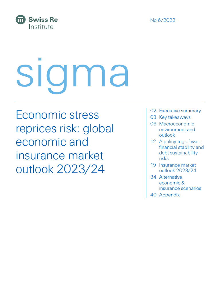 2022 11 17 Swiss Re Institute Sigma 6 2022 en | PDF | Inflation | Cost ...