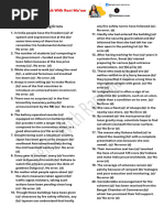 Spotting Error Worksheet Based On Subject Verb Agreement | PDF | Computers