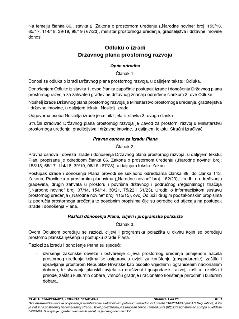 2024 05 03 Odluka-o-izradi-DPPR | PDF