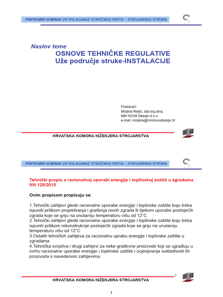 INSTALACIJE SI-03-2022 | PDF