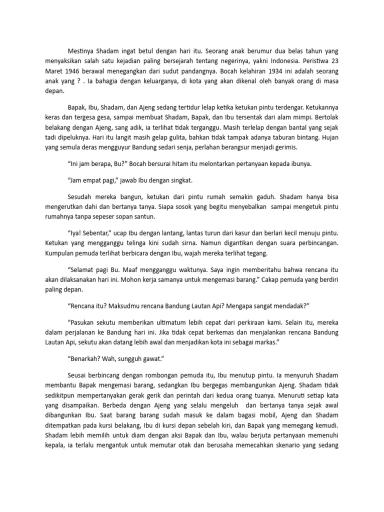 Teks Cerita Sejarah | PDF | Puisi