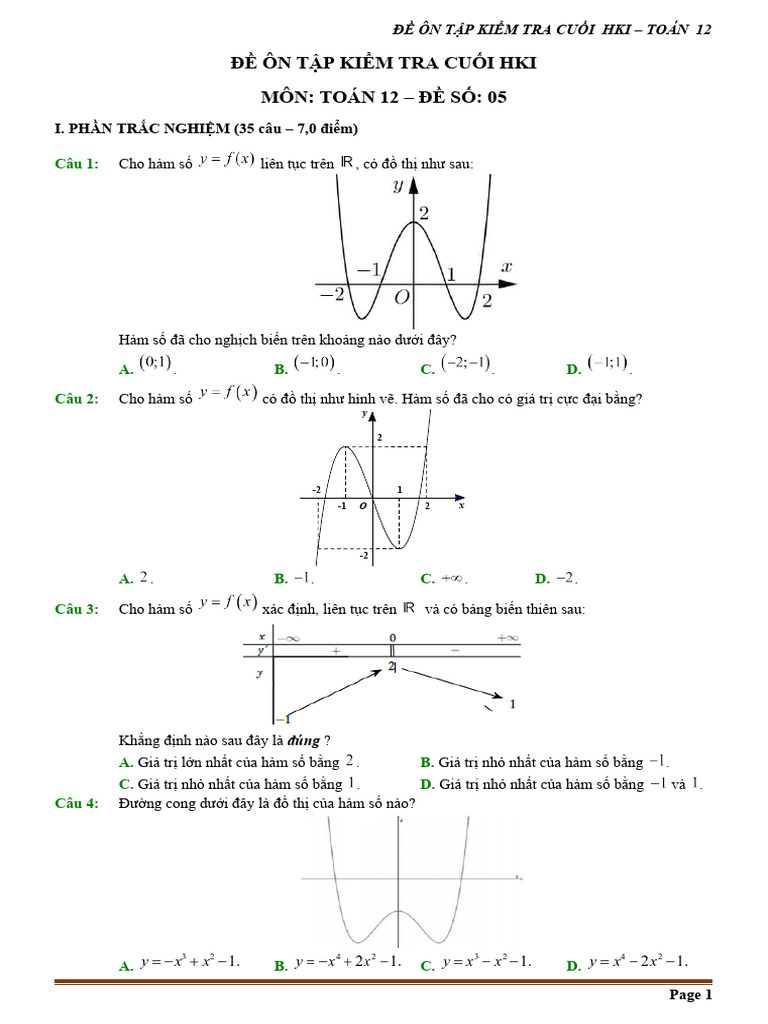 Cki Toan 12 de So 05 (70TN-30TL) Theo-Ma-Tran-Bo | PDF