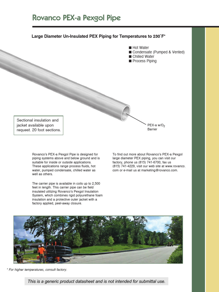 Pexgol Uninsulated Pipe | PDF | Pipe (Fluid Conveyance) | Building ...